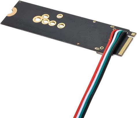 6 Pin 12 Pin Wifi Wireless Card To M 2 Ngff Key M Nvme Ssd Adapter For Bcm94360cd Bcm94360cs