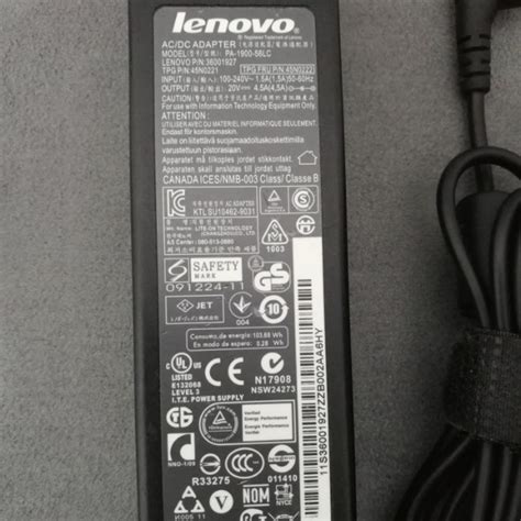 Lenovo Laptop Charging Power Adapter Computers Tech Laptops Notebooks On Carousell