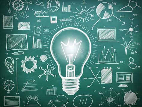 Innovation Concept On Chalkboard Stock Photo Image Of Analysis