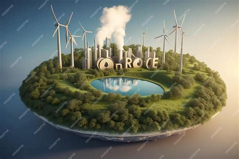 Concept Decrease Carbon Dioxide Of Reduce Greenhouse Gas Emission For