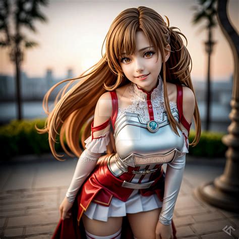 Yuuki Asuna Sword Art Online By Cgixtatic On Deviantart