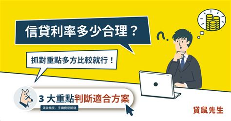 銀行信貸利率多少合理？貸款手續費與信貸額度是關鍵 貸鼠先生