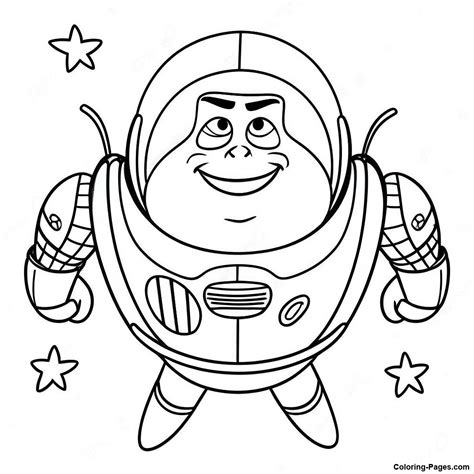 Buzz Lightyear In Space Coloring Page Coloring
