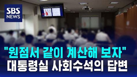 대통령실 의료계 의대 증원 새 답 내야같이 계산해 보자 Sbs Youtube