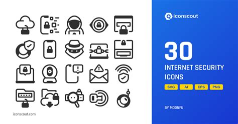 Internet Security Icon Pack 30 Free Download Crime And Security Icons Iconscout