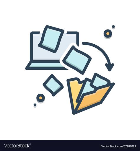 Dematerialization Royalty Free Vector Image Vectorstock