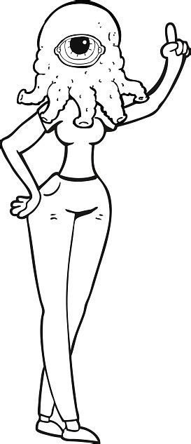 흑백 말풍선이 있는 손 돋아져 여성 외국인 귀여운에 대한 스톡 벡터 아트 및 기타 이미지 귀여운 그리기 기이함 Istock