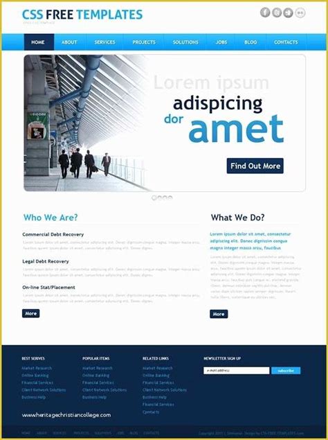 css web templates free download of business website css template in