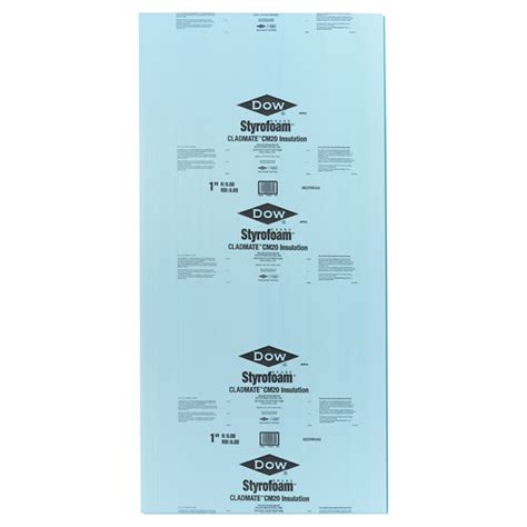 Dupont Cladmate Rigid Insulation Panel 1 X 4 X 8 99039070 Rona