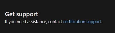 Certification Dashboard
