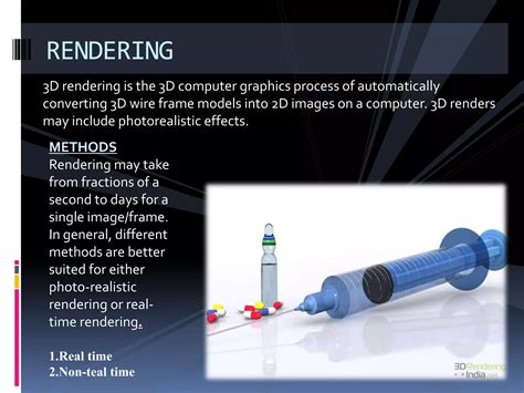 3 d product modeling and rendering ppt