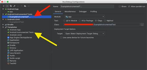 Android Studio Unit Testing Unable To Find Instrumentation OR Class Not Found Ex Stack Overflow
