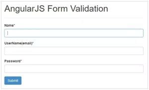 Form Validation in AngularJS with Example - Krazytech