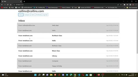 cs50w project 3 mail youtube