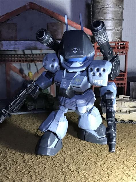Sd 量産型ガンキャノン ホワイトディンゴ仕様｜izzyさんのガンプラ作品｜gunsta（ガンスタ）