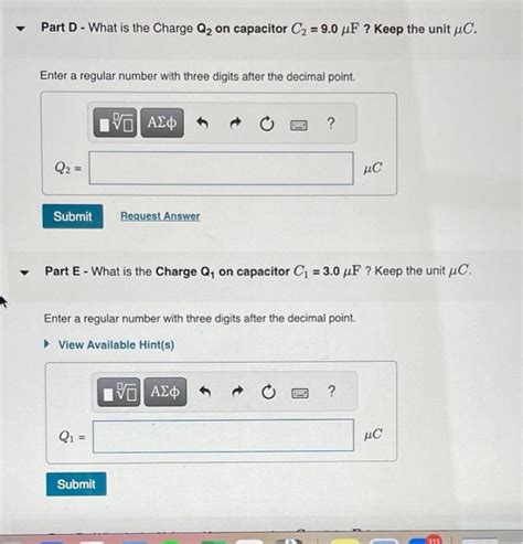 Solved Learning Goal To Calculate Capacitance Voltage And Chegg