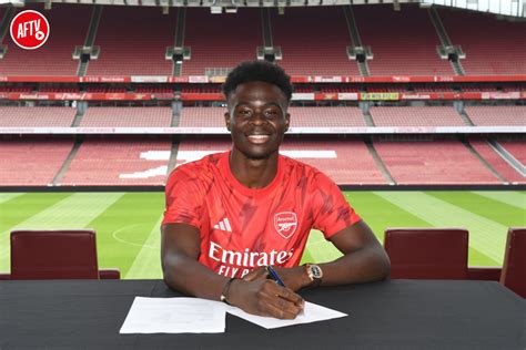 Bukayo Saka Signs New Long Term Deal At Arsenal Aftv