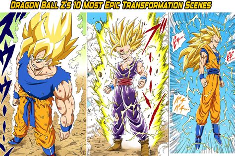 Dragon Ball Zs 10 Most Epic Transformation Scenes Dragon Ball Z Merch