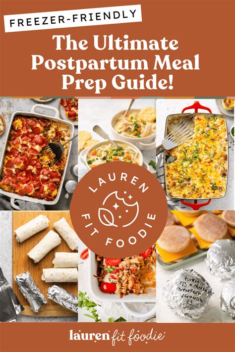 The Ultimate Postpartum Meal Prep Guide Lauren Fit Foodie