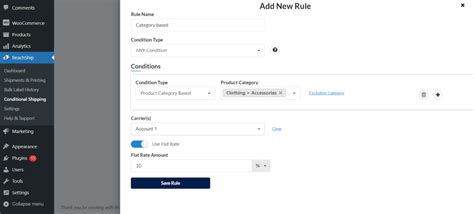 How To Set Up Woocommerce Conditional Shipping Table Rate Shipping