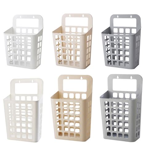 Монтиран на стена кош за пране Без удари Мръсни дрехи и играчки Висящи пречки за съхранение