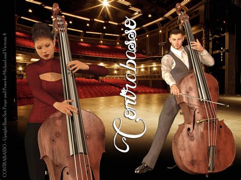 Contrabasso 3d Figure Assets 3d Models Darkworld