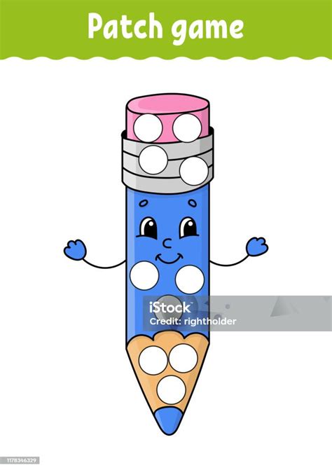 어린이를위한 패치 게임 점 색칠 페이지를 수행합니다 어린이와 유아를위한 교육 활동 워크 시트 격리된 벡터 그림입니다 만화