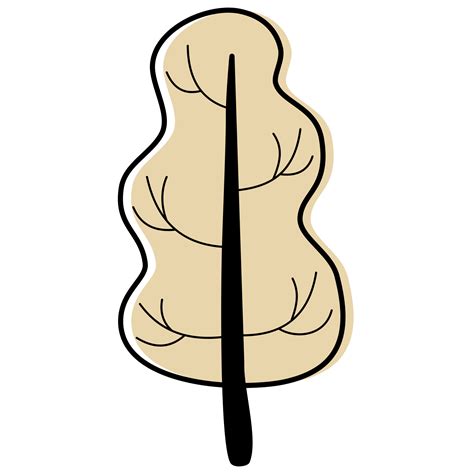 Cute Tree Doodle Collection PNG