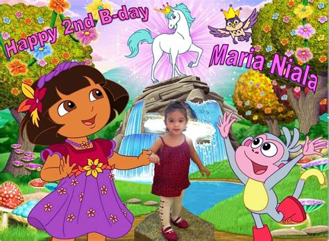 Dora The Explorer Birthday Maria Niala 2nd Birthday Catch My Party