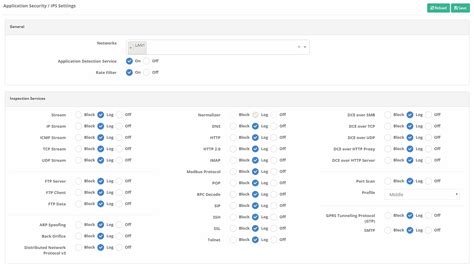Application Security IPS Settings EPati Cyber Security