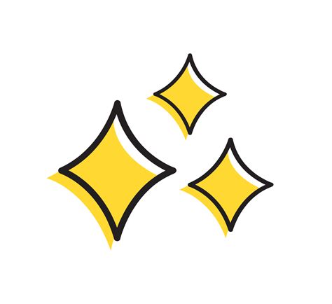 Icono De Brillo De Estrellas Simples 12174346 Png