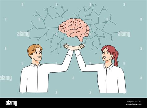Scientist Explore Human Brain Activity Stock Photo Alamy