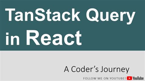 Reactjs Tanstackquery Reactquery Webdevelopment Frontend