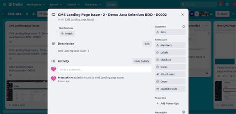 multi trello board integration in test management tool