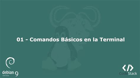 01 Comandos Básicos En El Terminal Debian 9 Gnulinux Muylinux