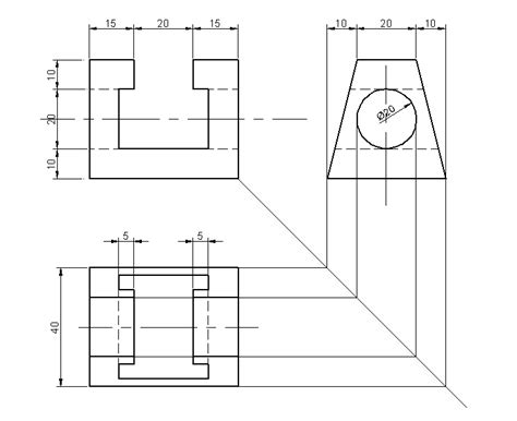 engineering drawing 2009 isometric drawing asignment 1 4