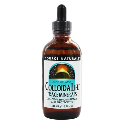 Source Naturals Colloidal Life Trace Minerals Liquid 4 Fl Oz Walmart