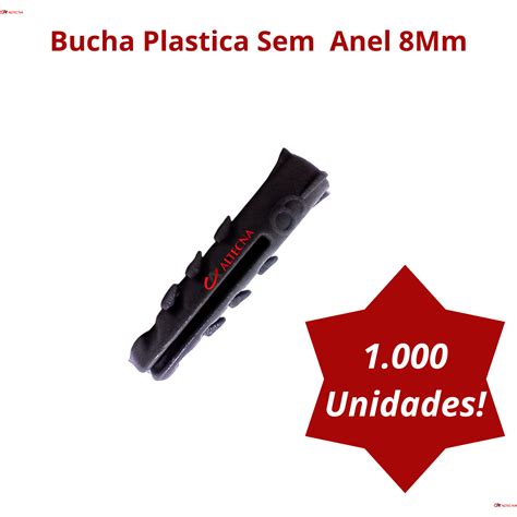Bucha Plastica Fixação Sem Aba Anel Mm Pçs MadeiraMadeira