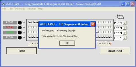 Mini Flash LED PC Programmable Controller Ith R C Controls
