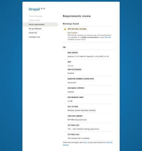 Drupal Installation On Localhost With XAMPP Studyopedia