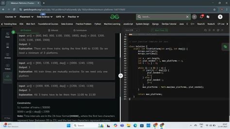 geekstreak2024 geeksforgeeks dsa codingchallenge greedyalgorithm… samiksha mishra