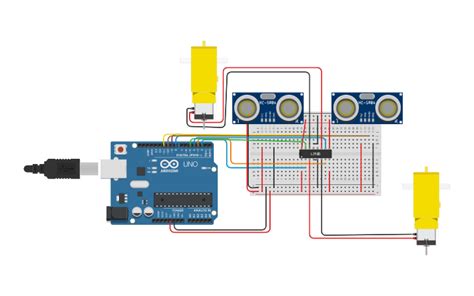Circuit Design Control De Motores Tinkercad