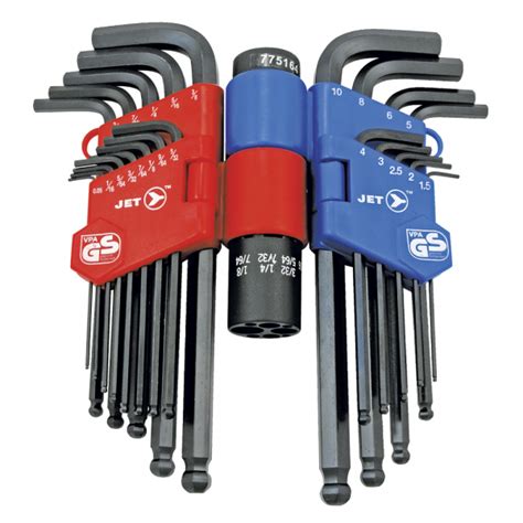 Jet Tools 22 Piece Saemetric Hextractor Hex Key Set Bayside Performance