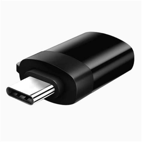 Jual Robotsky Usb Female To Usb Type C Otg Adapter Black Shopee Indonesia