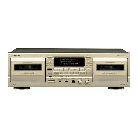 Denon Drw 585 Dual Cassette Deck Operating Instructions Manual Pdf