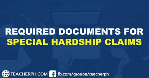 2019 Required Documents For Special Hardship Claims Teacherph