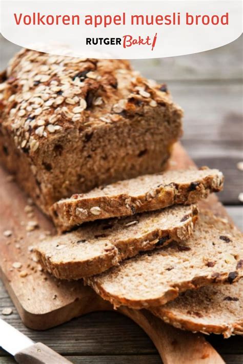 Volkoren Appel Mueslibrood Met Vruchten En Granen