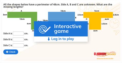 Autumn Maths Year Perimeter And Area Classroom Secrets