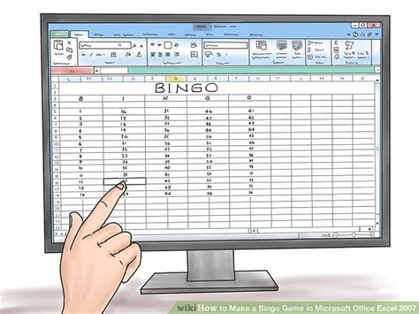 How To Make A Bingo Game In Microsoft Office Excel 2007 9 Steps