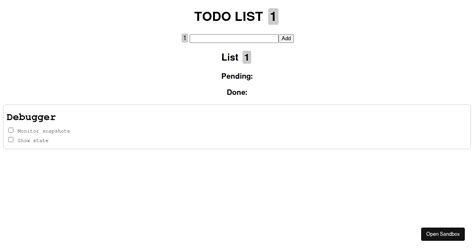 React Observable Test Codesandbox